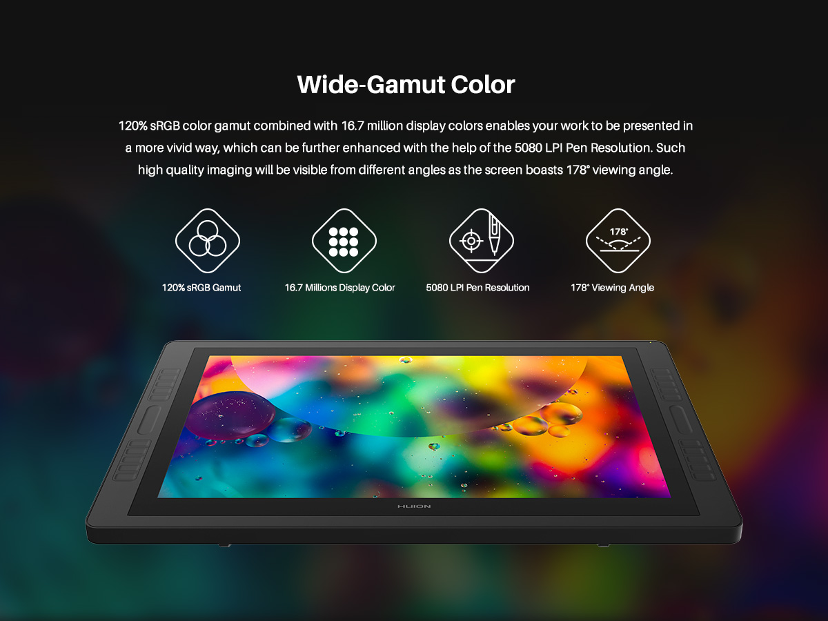 【情報】huion新繪圖螢幕Kamvas Pro 24情報 @繪畫與影像技術交流 哈啦板 - 巴哈姆特